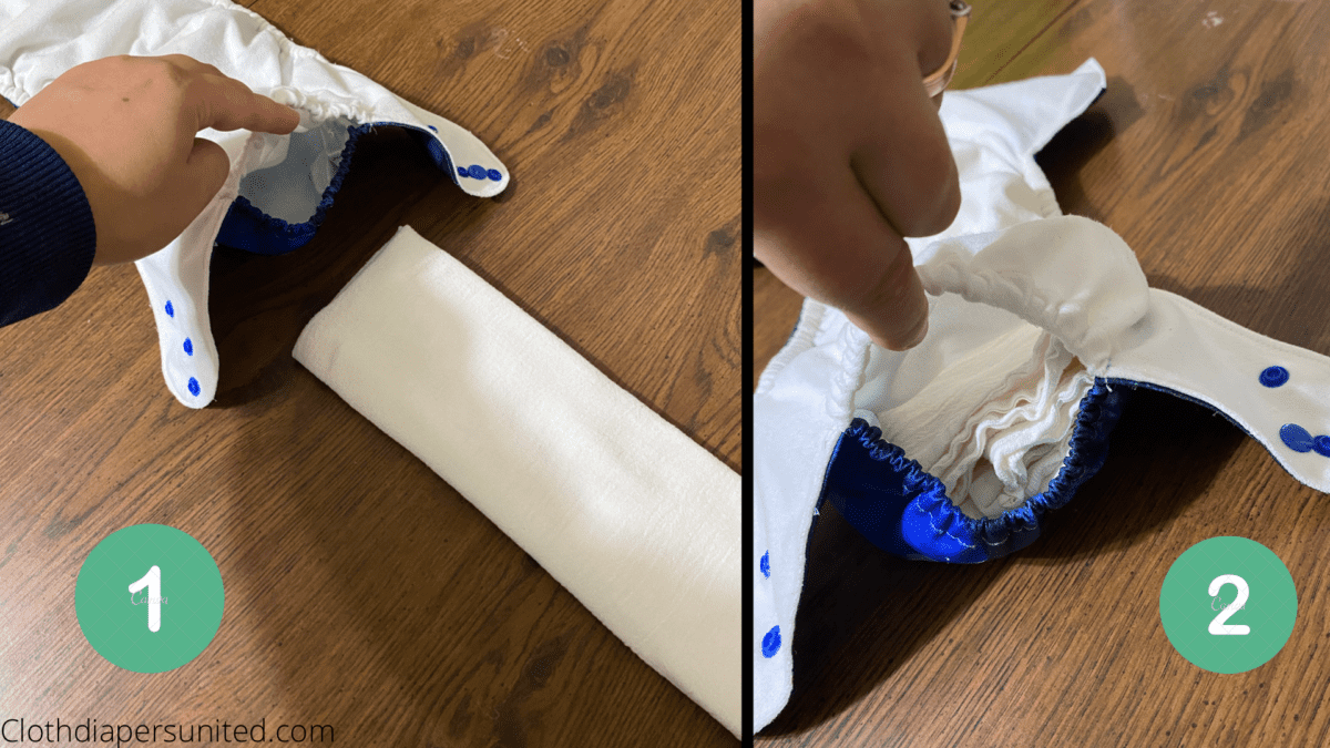 How to use pocket cloth diapers with inserts: Flats, prefolds, flour ...